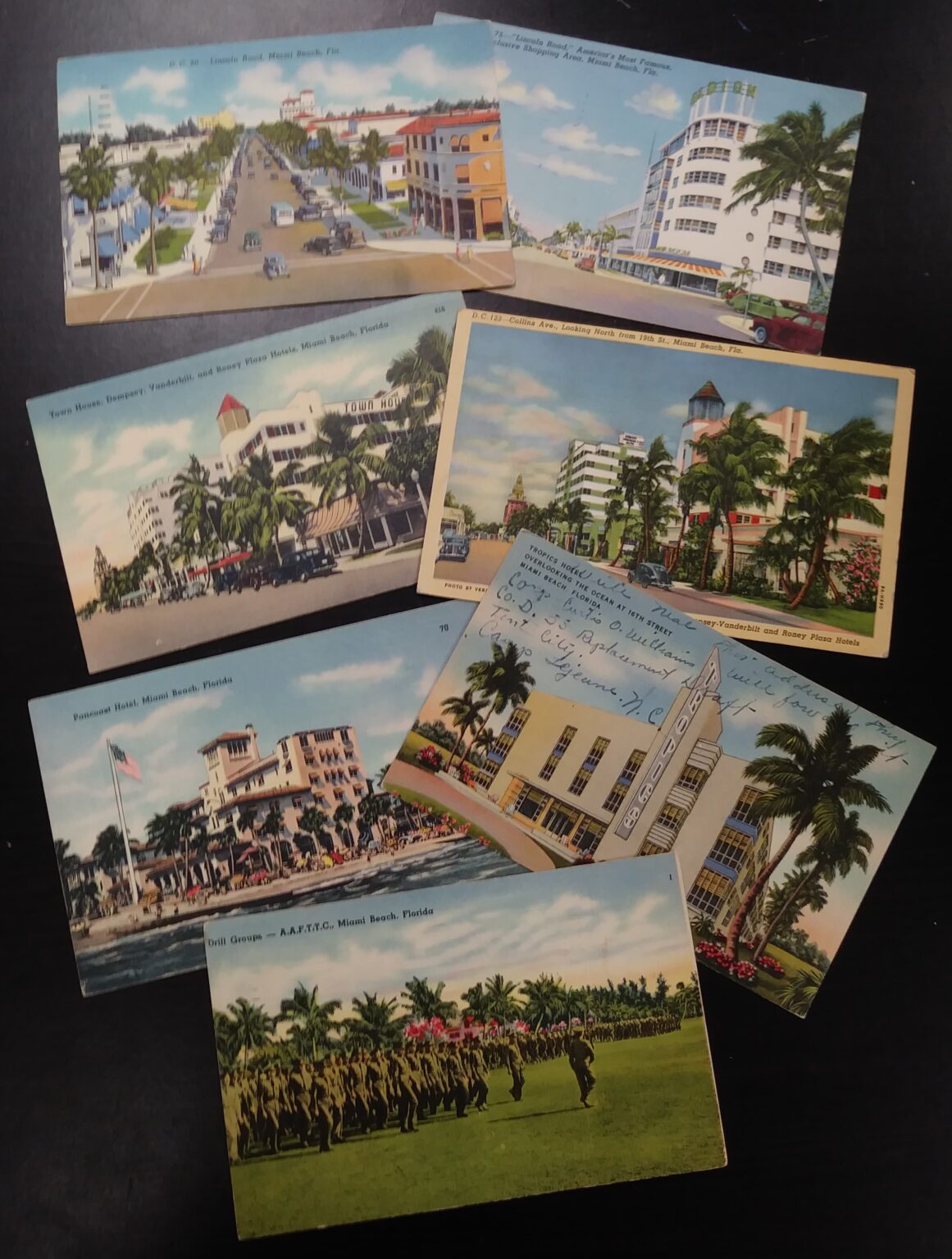 Postcards from WWII - Miami Design Preservation League