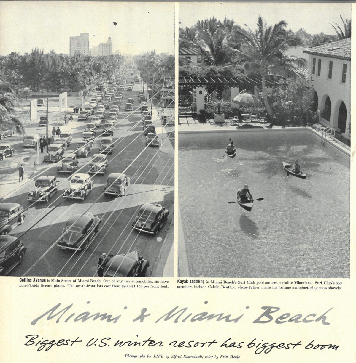 Excerpt from 1940 Life Magazine - Miami Design Preservation League