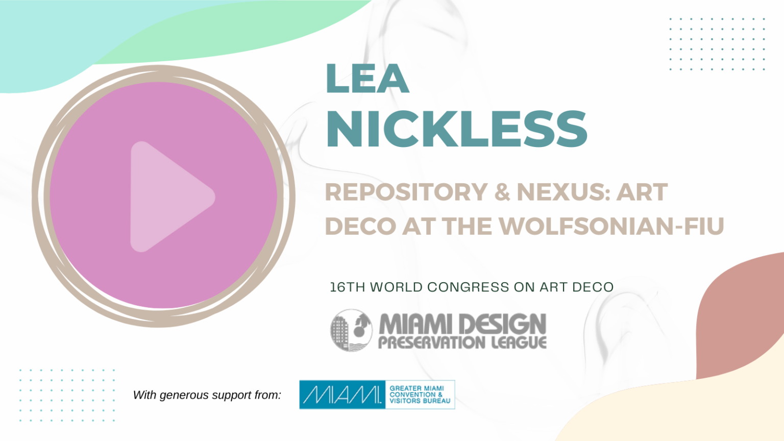 Lea Nickless: "Repository & Nexus: Art Deco at the Wolfsonian-FIU ...
